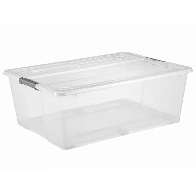 Totes with lids, flip top storage tote, plastic storage totes with lids
