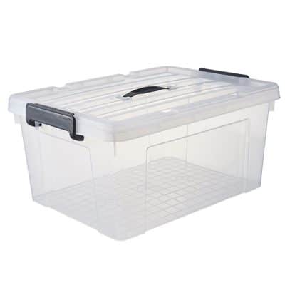 Clear plastic totes, clear storage totes wholesale - plastic-crates.com