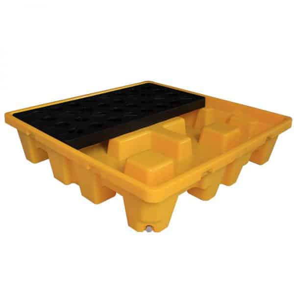 Spill containment pallet, drum spill containment pallet - plastic ...