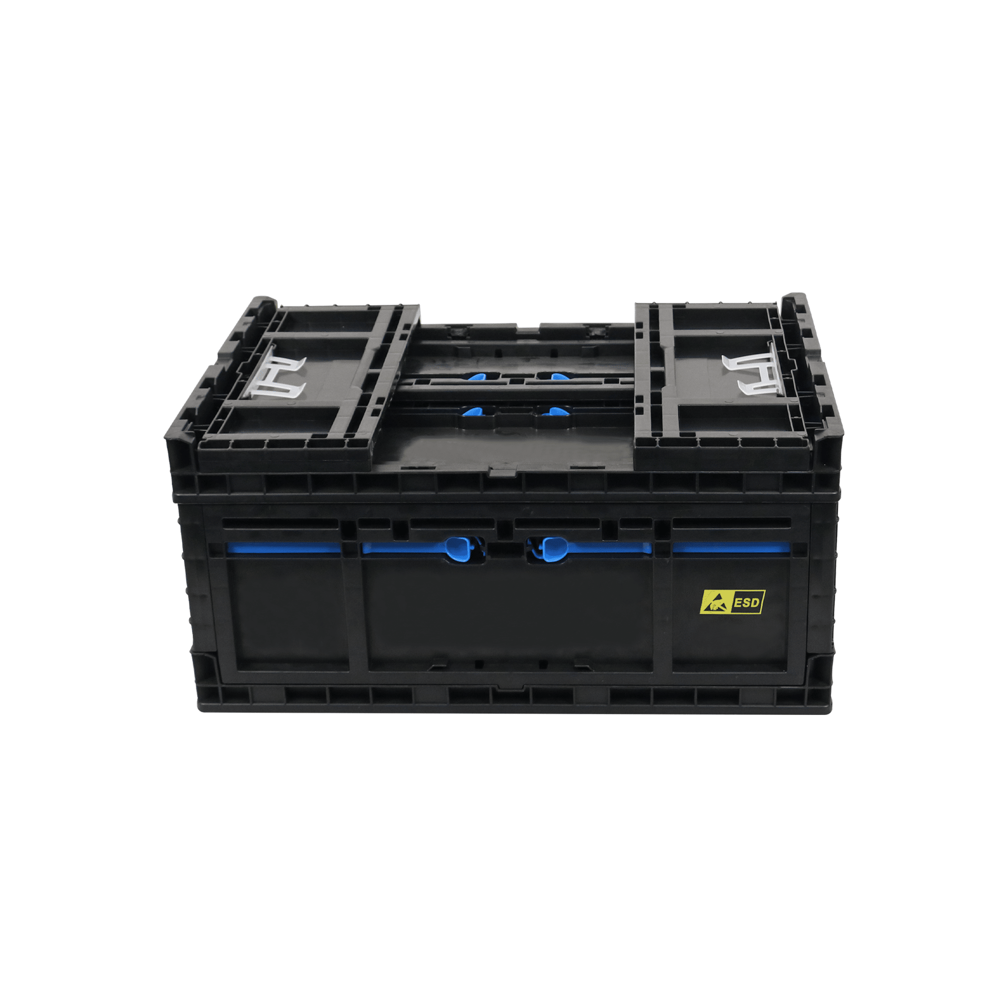 ESD Boxes Foldable Anti Static Crates for Electronics - plastic-crates.com